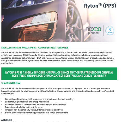 Syensqo's Ryton® | Nexeo Plastics
